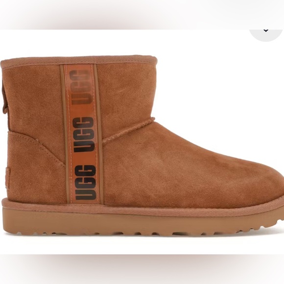 UGG | Shoes | Nwt Box Ugg Classic Mini Side Logo Ii Bootchestnut Womens ...